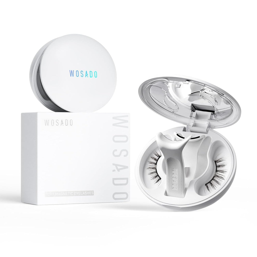 Premium Magnetic Eyelashes | No-Glue, All-Day Hold Kit – Wosado Europe
